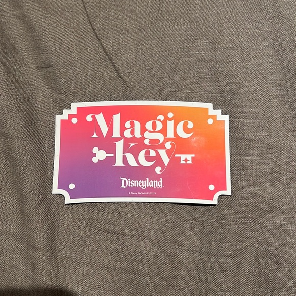 Disney | Other | Disneyland Annual Pass Magic Key Magnet 223 | Poshmark